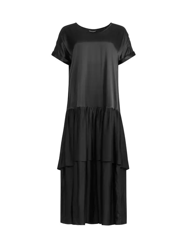 HELENE GALWAS Avare Silk Midi Dress