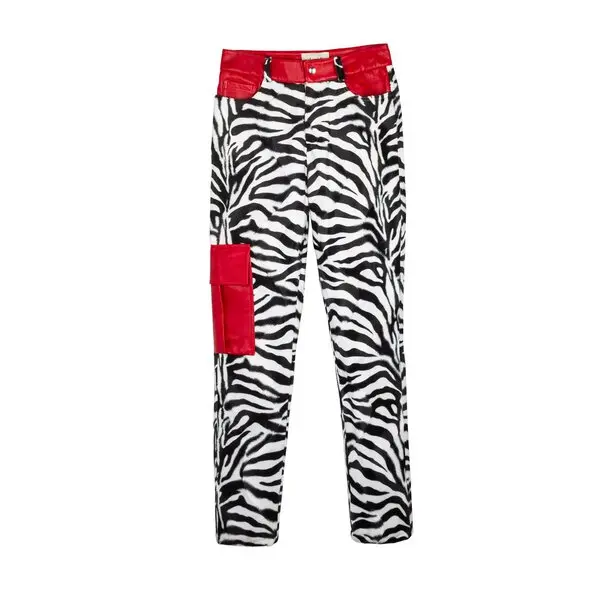 PALOMA LIRA Zebra Pants - Black