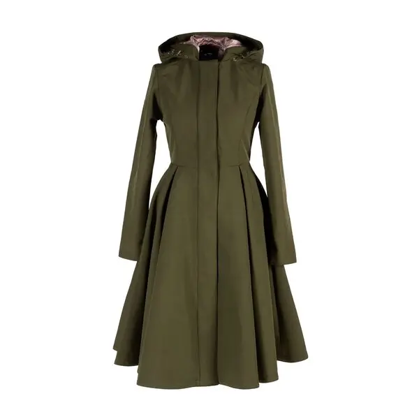 RAINSISTERS Khaki Waterproof Coat : Moss - Green