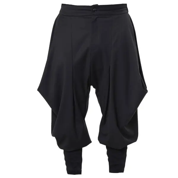 METAMORPHOZA S Draped Harem Pants - Black