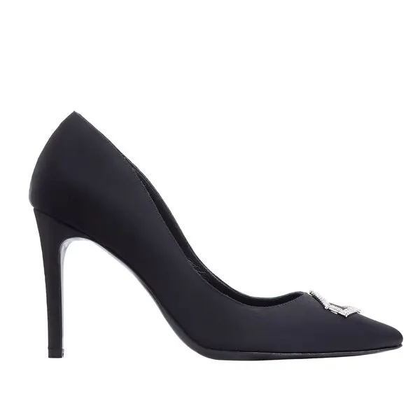 GINISSIMA Alice Stiletto Crystal Shoes Natural Leather