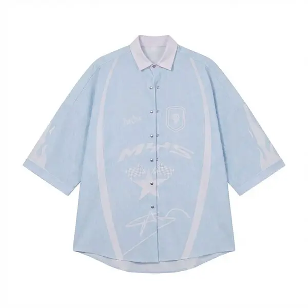 MYSIMPLICATED Pop Cola Shirt - Blue