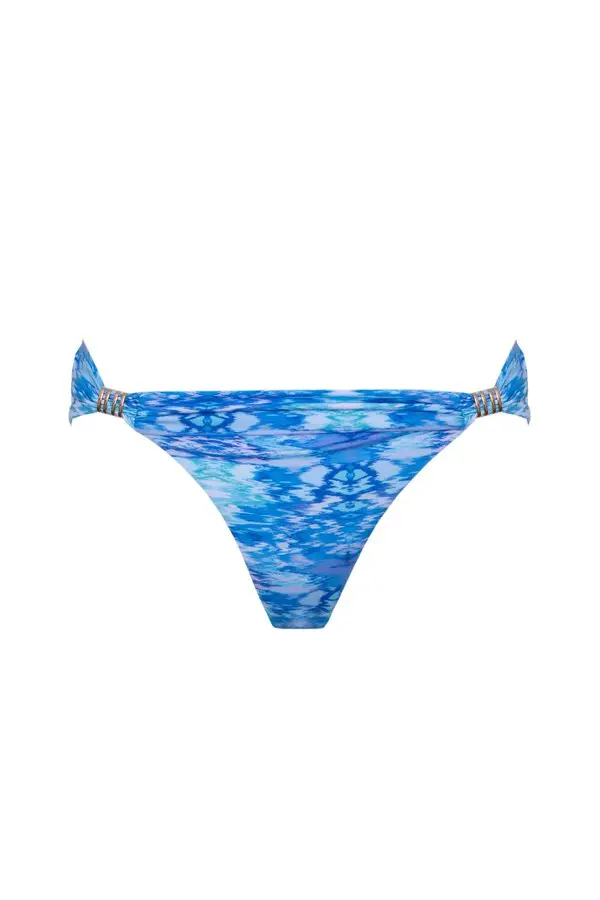 SOPHIA ALEXIA Sea Dream Fiji Fold Bikini Bottom - Blue