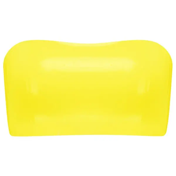 ELISSA POPPY Latex Crop Top - Yellow