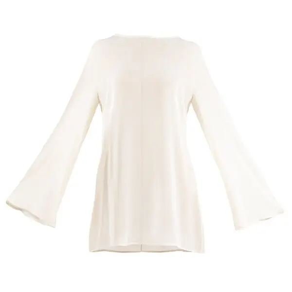 THE ETHOS STUDIO Ana Blouse-dress Ivory - White