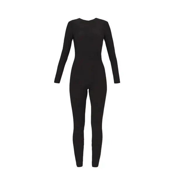 LIA ARAM Long-sleeved Jumpsuit - Black