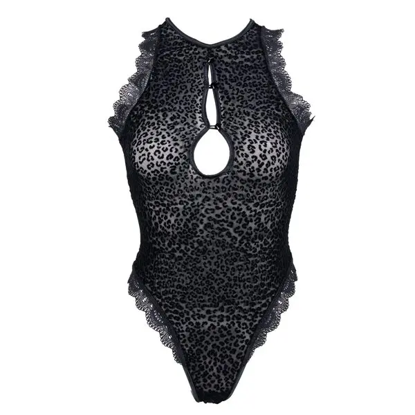 LES JUPONS DE TESS Brushed Bodysuit - Black