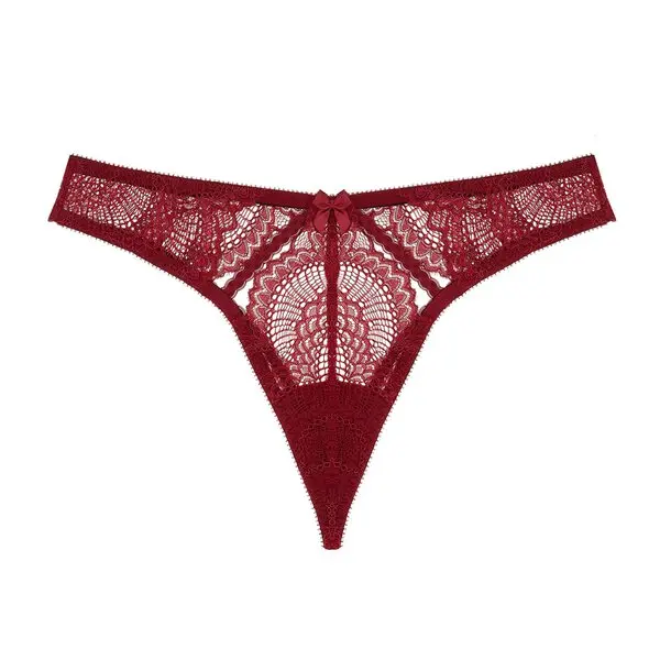 JOURNELLE Natalia String Thong Bordeaux - Red