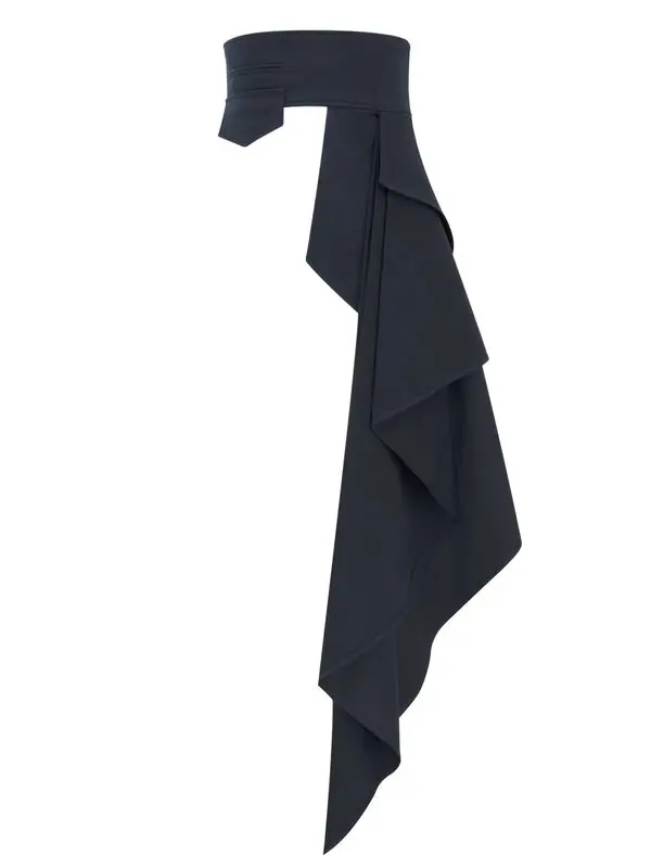 TIA DORRAINE Elegance Theory Statet Maxi-length Belt - Black