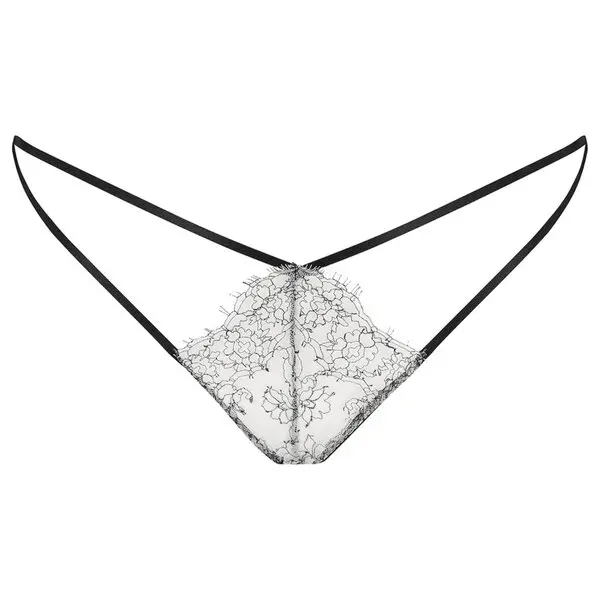 VOLLERS THE CORSET COMPANY LIMITED Black / White Anastasia Mini Brief - Black/white