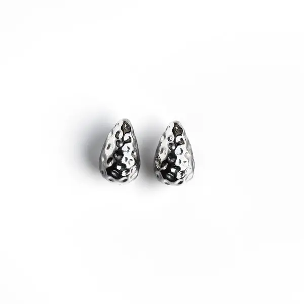 SUPERDIVAJEWELLERY Jamelia Pear Drop Earrings - Silver