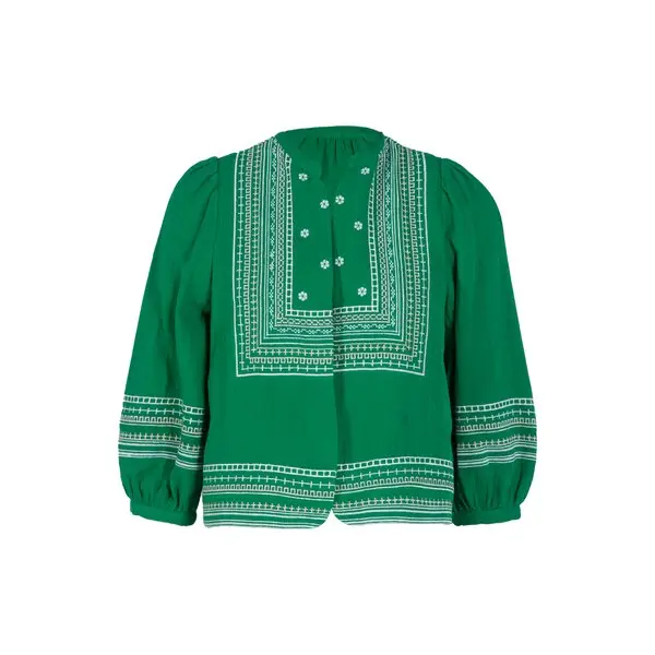 ROSE & NANCY Florence Cotton Jacket - Green