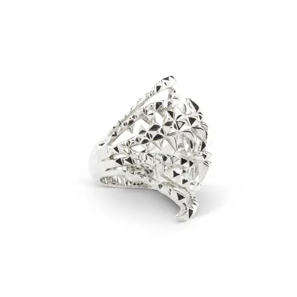 KASUN LONDON The Blades Of Octopi Ring - Silver