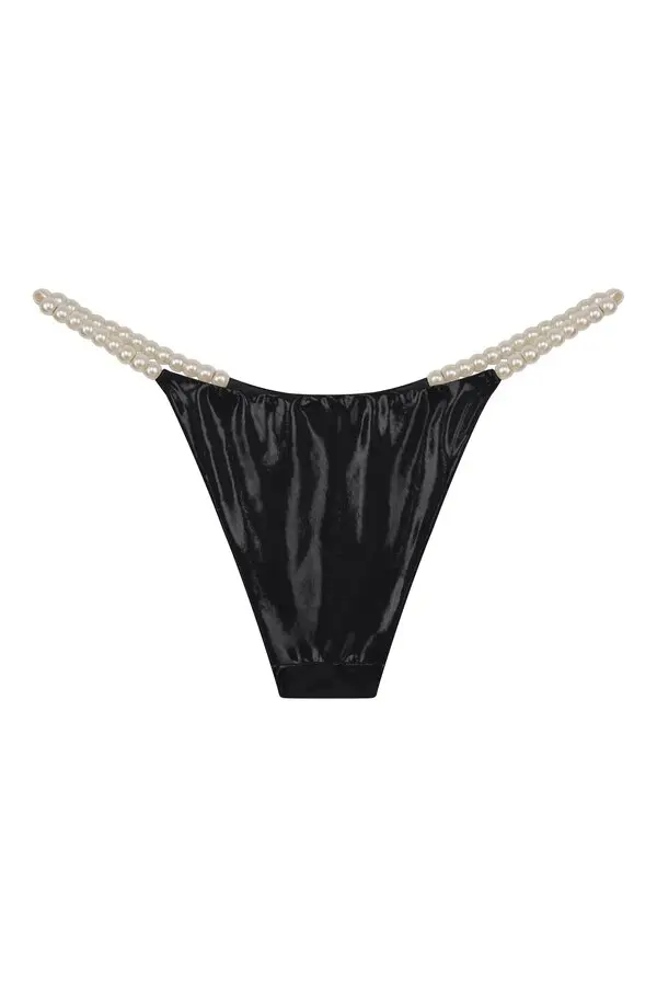GOD SAVE QUEENS Mia Bottom Onyx - Black