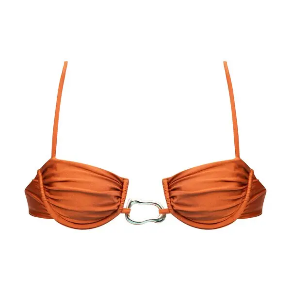 IVY SWIMWEAR Nia In Terracotta Top - Orange