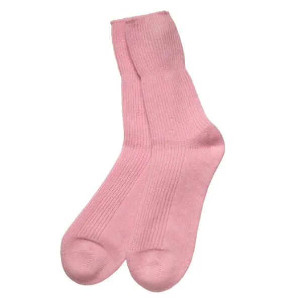 COVE Cashmere Bed Socks - Pink