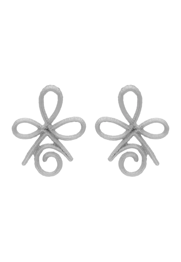 LAVANI JEWELS Unconditional Love Earrings - Silver