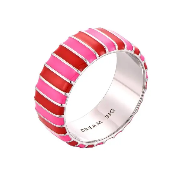 PINNOLE Pink & Thick Ring - Red