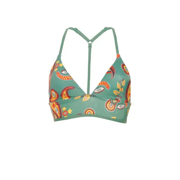 AULALA PARIS Aulala X Moon Art Inspired Bikini Top Jasmine - Green
