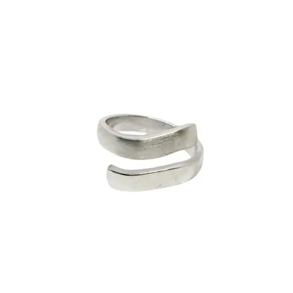 TG-JEWELLERY BY TAMARA GERVASIO One Of A Kind Recycled Sterling Adjustable Ring - Silver