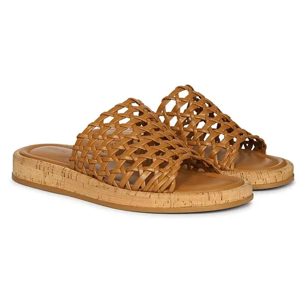 JELAVU Cloud Cognac Sandals - Brown
