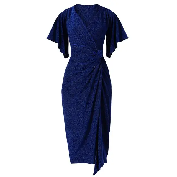 SACHA DRAKE The Emporium Dress In Sapphire - Blue