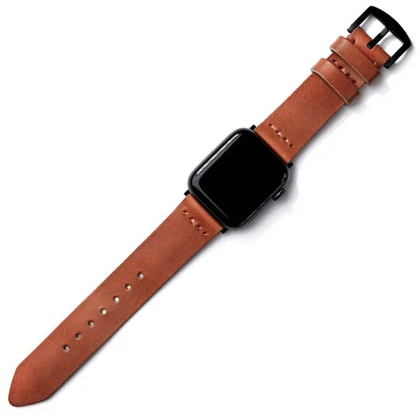 ROARCRAFT Neutrals / Apple Watch Leather Band Tan - Brown