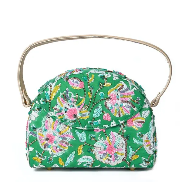 SIMITRI Garden Half Moon Bag - Green