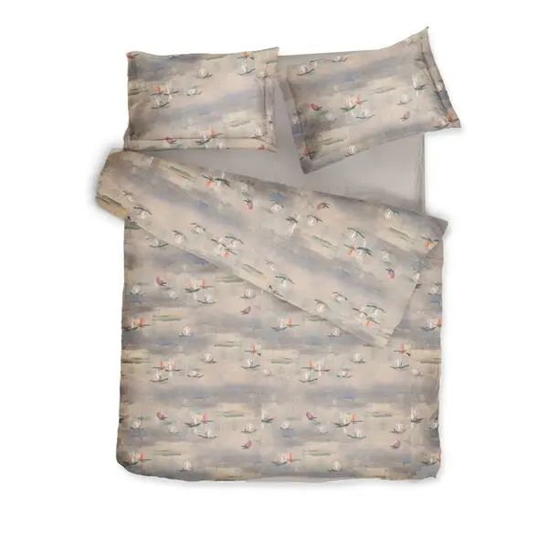 DECOFLUX HOME Neutrals / Sateen Bed Linen Set Lily - Purple