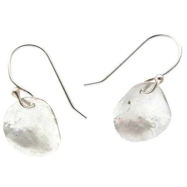 KAREN HALLAM Dangly Agnes Earrings - Silver