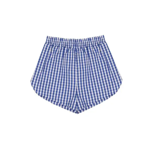 YORSTRULY Freedom Shorts Gingham Poplin - Blue