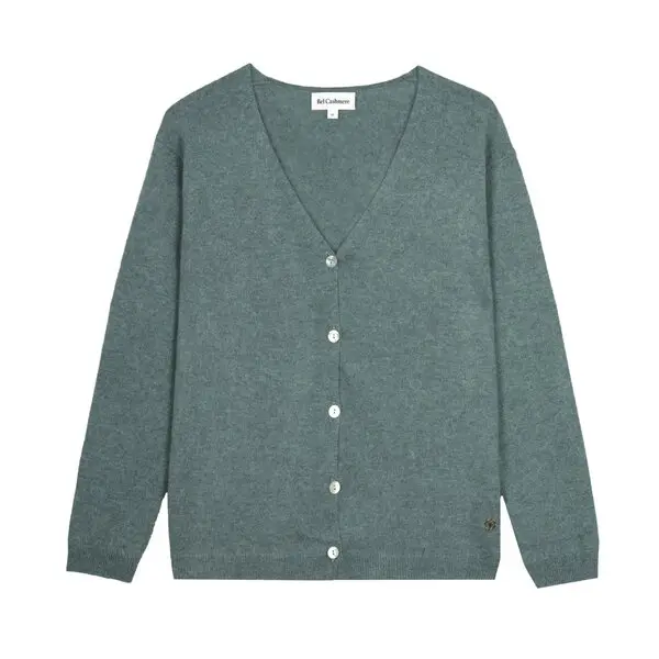 BEL CASHMERE Cashmere Amy Cardigan - Green