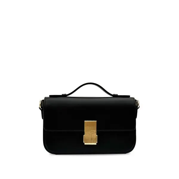 APATCHY LONDON The Flora Leather Bag - Black