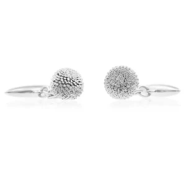 LEE RENEE Dahlia Cufflinks - Silver