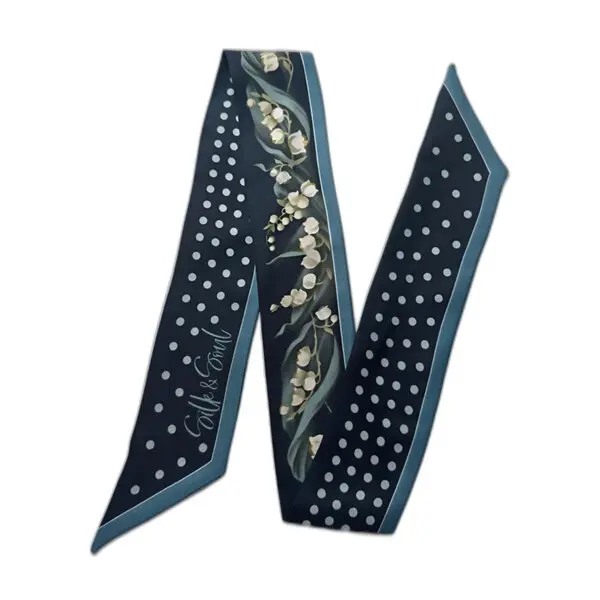 SILK&SOUL Lily Of The Valley Twilly - Blue
