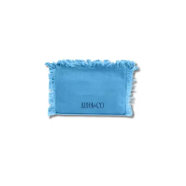 AURA & CO Aura Beach Cosmetic Bag - Blue