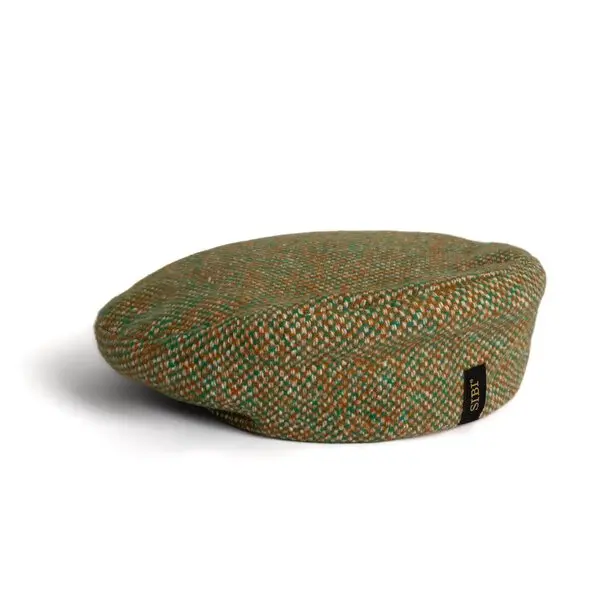 SIBI HATS Grey / Yellow Chris Wool Beret Hat - Grey/yellow