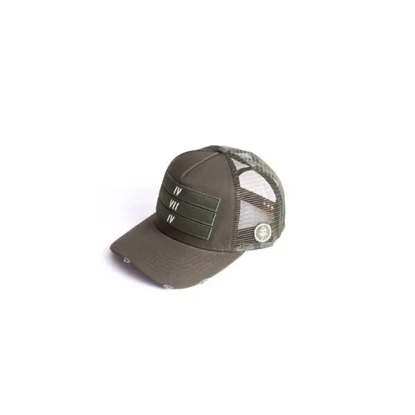 474 CO 474 3 Bars Trucker Hat - Green
