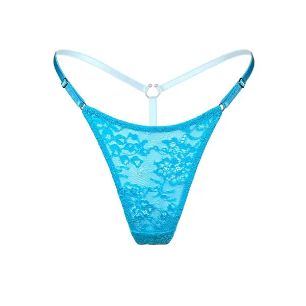 MONIQUE MORIN LINGERIE Amphitrite Adjustable Micro-g Flame - Blue
