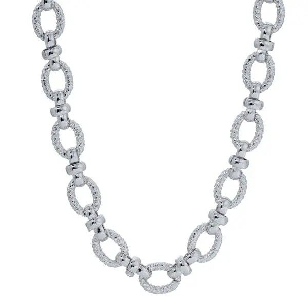 LEEADA JEWELRY Glo Necklace - Silver