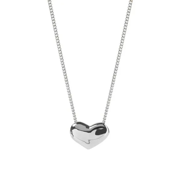 MURU Heart Necklace - Silver