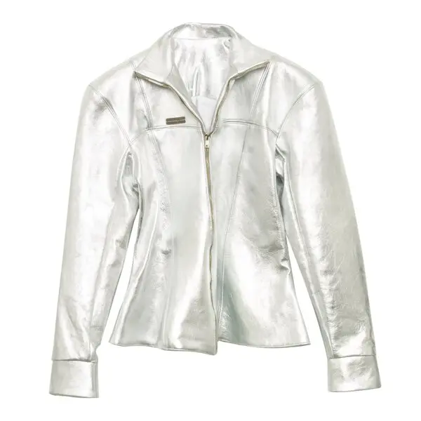 PALOMA LIRA Space Leather Jacket - Silver