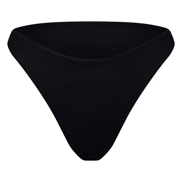 BLAKE SWIMWEAR Mid Bikini Bottom - Black