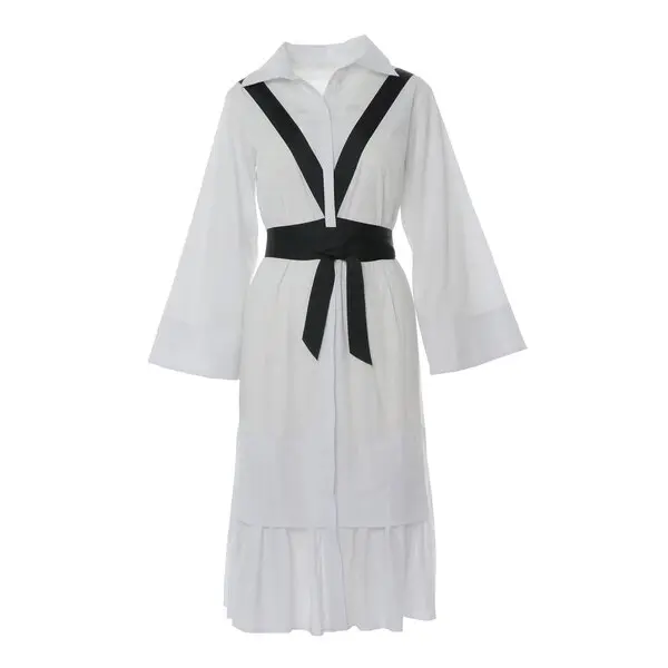 LARISA DRAGNA Shido Dress - White