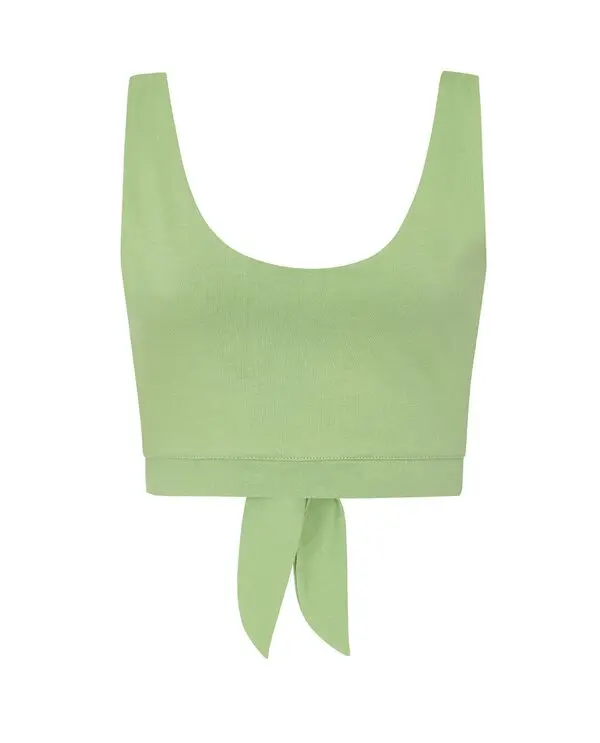 SOPHIE CAMERON DAVIES Spring Lace Back Crop Top - Green