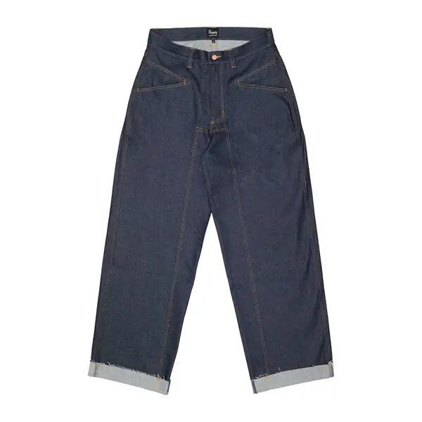 HEGARTY Wide Leg Mid Rise Jeans - Blue