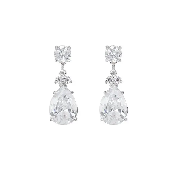 STEPHANIE BROWNE AUSTRALIA Velvet Earrings - Silver