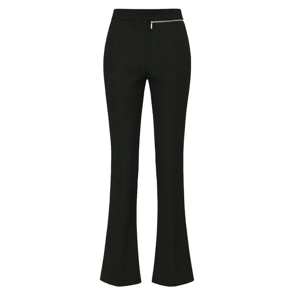 PCFG Zip Detail Skinny Flare Pant - Black