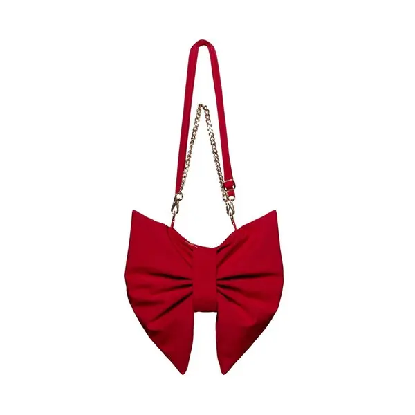 RAINSISTERS Bow Clutch Purse - Red