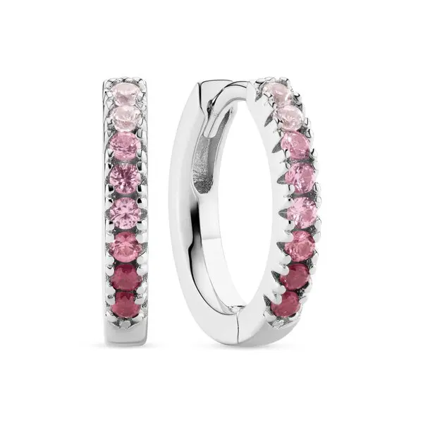 SIF JAKOBS JEWELLERY Pink / Silver Earrings Ellera Silver & Pink - Pink/silver